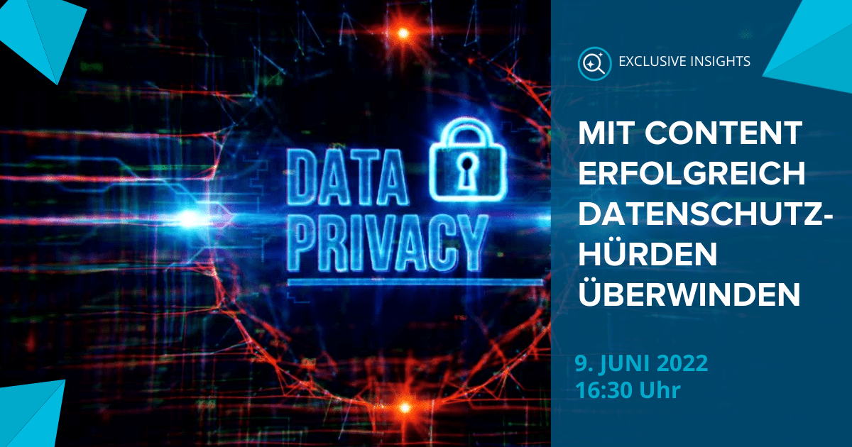 Overcoming data protection hurdles with content