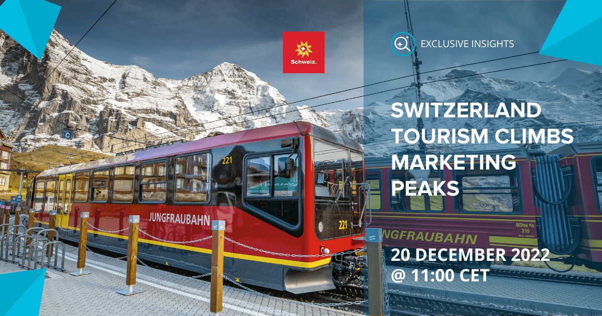 Online Talk on how Switzerland Tourism summits marketing peaks